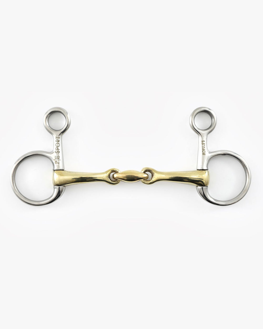 Premier Equine Blue Sweet Iron Hanging Cheek with Brass Alloy Lozenge ...